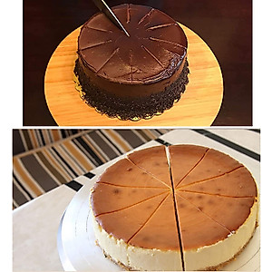 Marvellous Cake Portion Marker,10/12 Piece Pie Cutters ABS Cake Divider Cheesecake Cutter with Handle for Pastry Baking（26.8cm/10.6in）