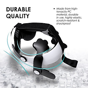 for Oculus Quest 2 Elite Head Strap, VR Game Headstrap, Comfortable Adjustable VR Headset Accessories Head Strap for Replacement