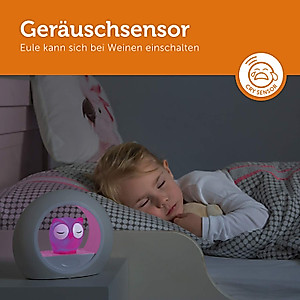 Zazu Kids LOU Voice Activated Nightlight Lamp (Pink)