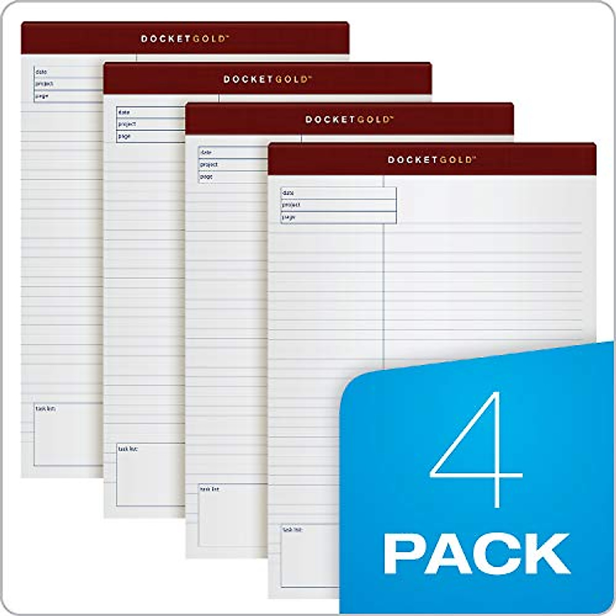 TOPS Project Planning Pads 40 Sheets per Pad, 4 Pads per Pack