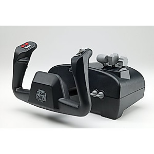 CH Products Flight Sim Yoke USB ( 200-615 ), Black