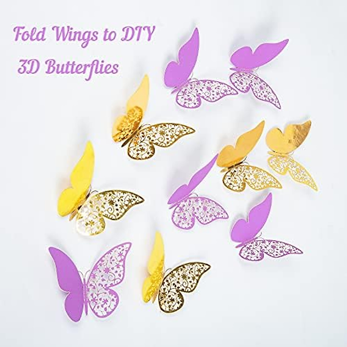 151PCS Pink Balloon Garland Arch Kit Rose Gold White Pink and Purple Balloons Confetti Latex Balloons Butterfly Stickers Decorations for Birthday Party Mothers Day Wedding Baby Shower Decorations