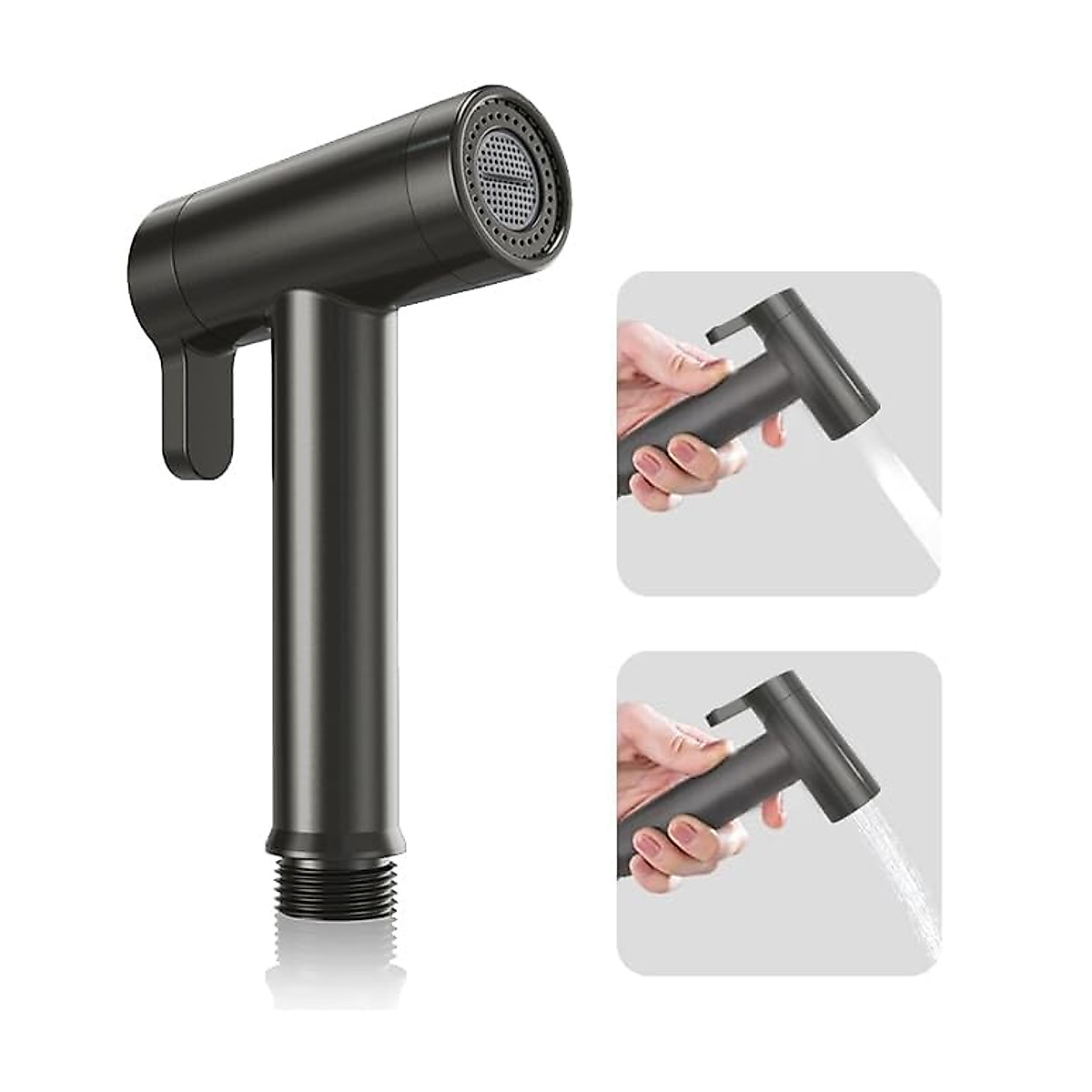 Brass Handheld Bidet Sprayer Head for Toilet and Bath, Durable Brass Handheld Bidet Sprayer for Adjustable Jet Spray in Toilet Bathroom