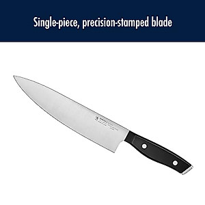 HENCKELS Refined Razor-Sharp 15-Piece Self Sharpening Knife Block Set, Chef Knife, Bread Knife, Steak Knife, German Engineered Knife Informed by 100+ Years of Mastery