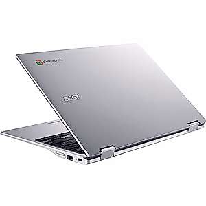 acer Flagship 2 in 1 Touchscreen Chromebook 11.6" HD Student Business Laptop, MediaTek MT8183C 8-Core Processor, 4GB RAM, 64GB eMMC, WiFi 5, Webcam, Bluetooth, Chrome OS, Silver w/GM Accessory