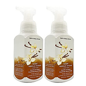 Bath and Body Works Gentle Foaming Hand Soap 8.75 Oz, 2 Pack (Warm Vanilla Sugar)