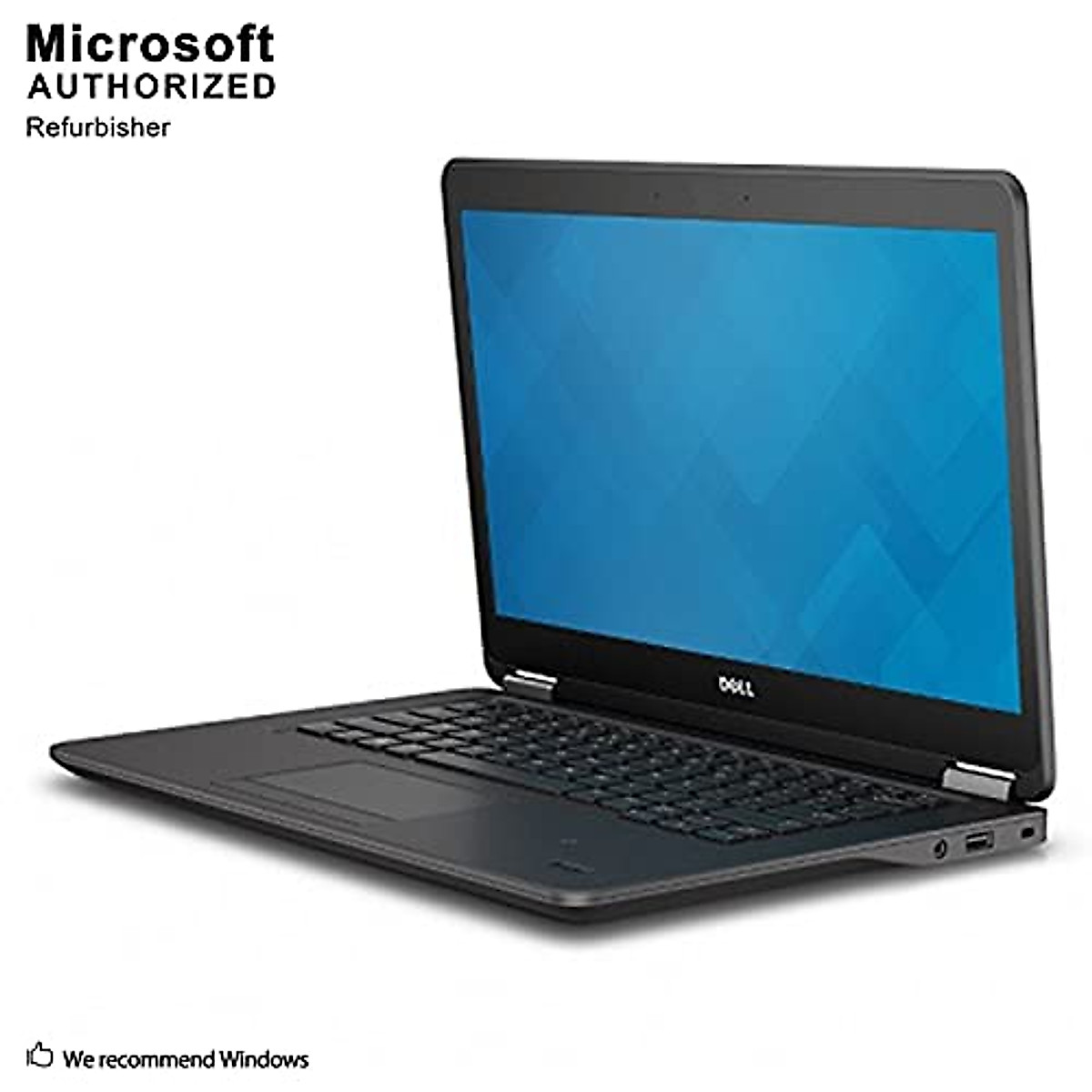 Dell Latitude E7450 UltraBook FHD (1920 x 1080) Business Laptop NoteBook PC (Intel Dual Core i7-5600U, 8GB Ram, 256GB Solid State SSD, HDMI, Camera, WIFI) Win 10 Pro (Renewed)