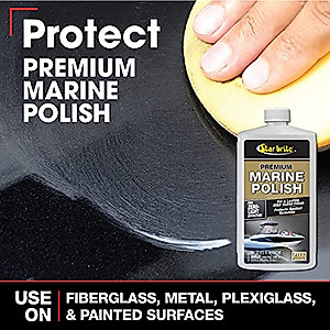 STAR BRITE 2 Pack Premium Marine Polish w/PTEF Fiberglass Metal Paint 85732
