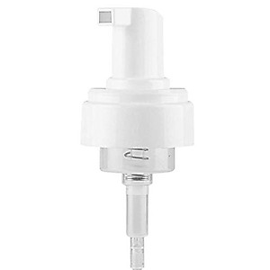 LASSUM 2 Pieces Clear Plastic Foamer Liquid Soap Pump Bottle Travel Foaming Soap Dispenser,100ML