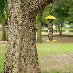 Perky-Pet Yellow & Black YB5F00340 Finch Tube Wild Bird Feeder