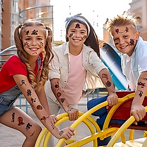 192pcs Ice Hockey Temporary Tattoos Ice Hockey Themed Birthday Party Favors Decorations Supplies for Kids Gifts Classroom School Prizes