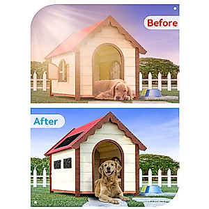 Solar Powered Fan, Solar Panel & 2 Pcs High Speed Fans with Weather Resistant Plug and Switch for Small Chicken Coop Greenhouse Shed Dog House Cooling