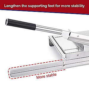 Bavnnro Meat Slicer Manual Ribs Meat Chopper Bone Cutter for Fish Chicken Beef Frozen Meat Vegetables Deli Food Slicer Slicing Machine for Home Cooking and Commercial Cooking (KD0295)