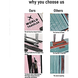 RF REENFAYA Suitcase Cover Luggage Protector Covers Clear Luggage Cover PVC Suitcase Luggage Cover Waterproof Luggage Case Thicken Suitcase Protector Cover (30inch)