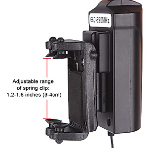 MAMKOES VT-5 Violin Microphone Wireless UHF Gooseneck Pick Up Instrument Clip-on Mic Receiver and Transmitter System for Violin