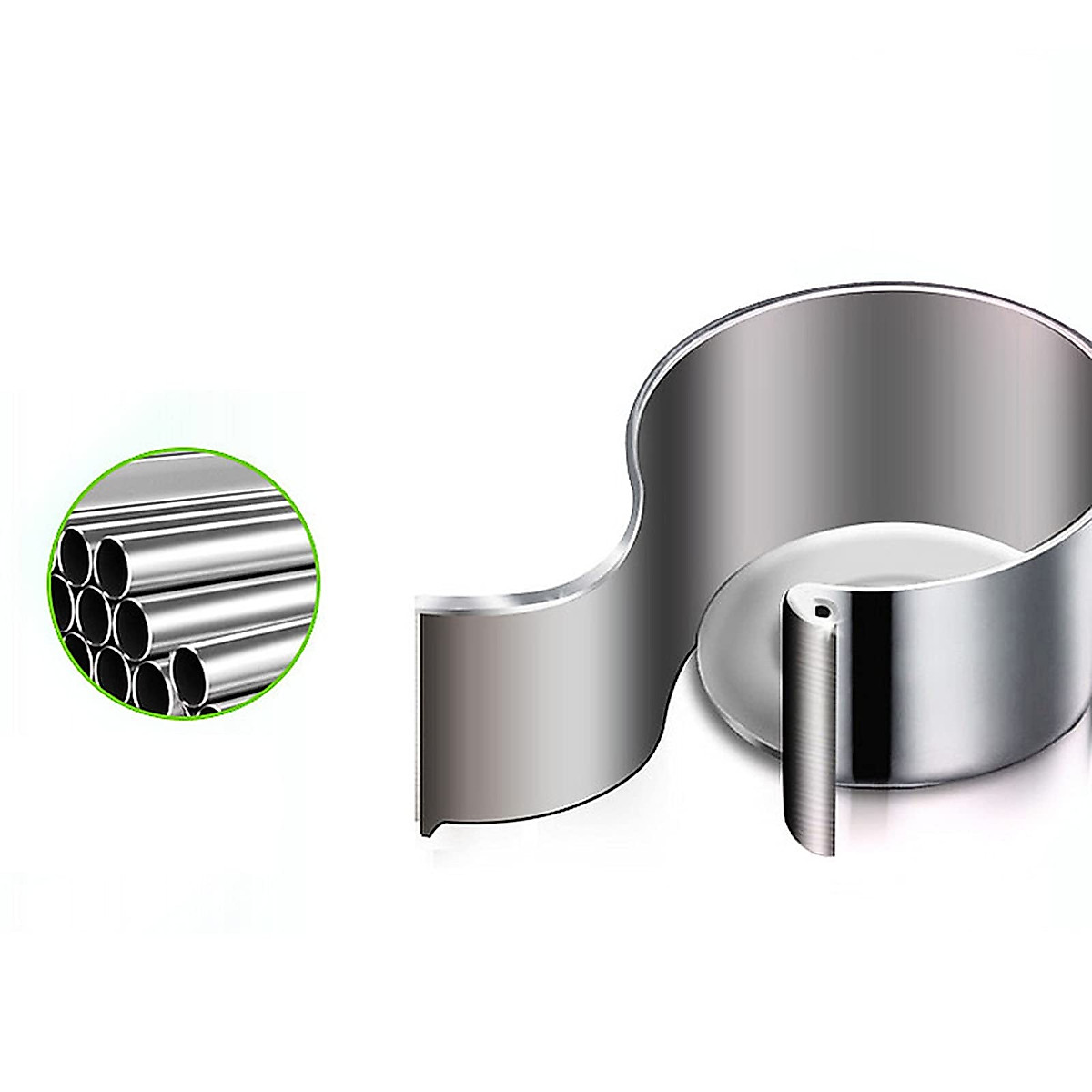 DENESTUS 1L Automatic Yogurt Maker with Stainless Steel Inner Pot for Home Organic Yogurt, Cheese Maker, Fruit Wine Maker （Green 110V）