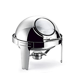 6L Buffet Warmer Server, Buffet Dish Food Warmer for Parties, Electric Chafer Server Food Warmer, Chafing Dish Buffet Set Full 1 Pan