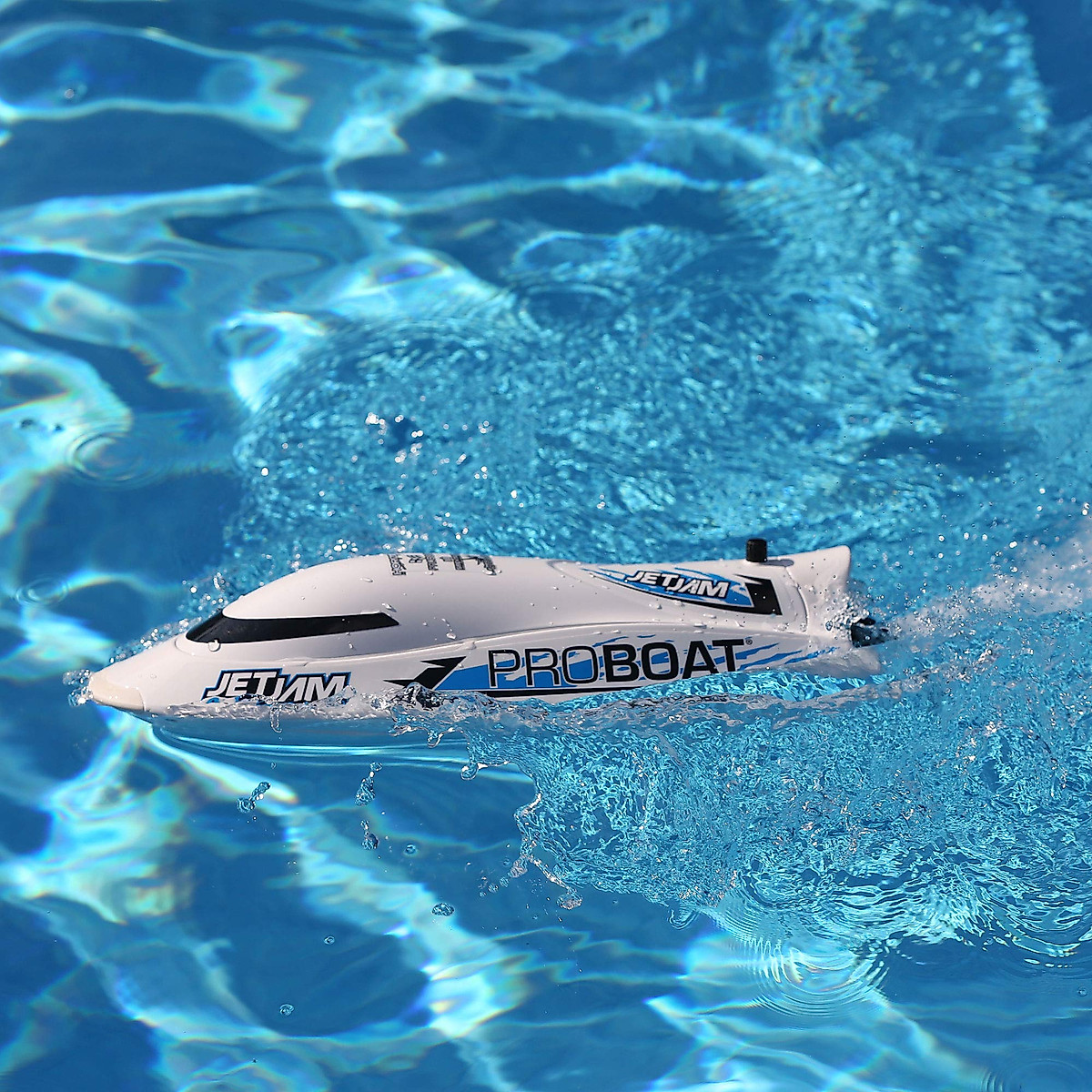 Pro Boat Jet Jam 12" Self-Righting Pool Racer Brushed RTR Ready to Run White PRB08031T2