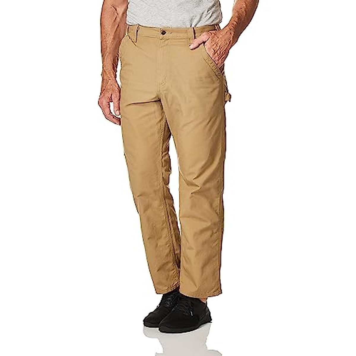 Carhartt Men's Loose Fit Canvas Utility Work Pant, Dark Khaki, 36W x 32L