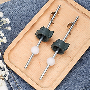 2pcs Lavatory Pop Up Center Piece Assembly, Bathroom Drain Sink Parts Pivot Ball Rod Replacement Compatible with Price Pfister Pop Up Stopper and Other Popular Brands Replacement for PS2673
