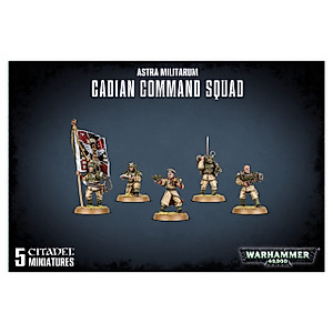 Cadian Command Squad Plastic Warhammer 40K by Games Workshop