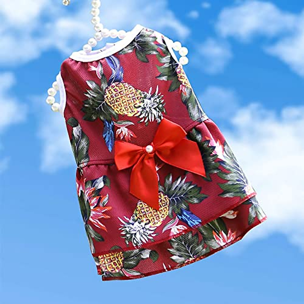 Pet Clothes for Small Dogs Boy Pet Dress Comfortable Fashion Breathable Hawaiian Style Cat Thin Clothing