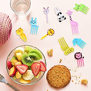 GET FRESH Food Picks for Kids, 30 Pieces Animal Bento Deco Set, Mini Bento Decorations Set for Baby Showers and Kids Parties, Mini Cartoon Toothpick, Bento Lunch Deco