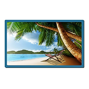 Welcome Doormat for Front Door Non Slip Rubber Floor Mat - Decorative Doormats for Entrance Way Outdoors Indoors Door Mat Entrance Rug for Home Patio Garden 29" x 17" (Beach-b)