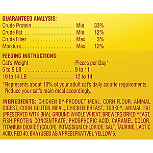 Meow Mix Irresistibles Soft Cat Treats, Salmon, 3 Ounce Bag (Pack of 5),Brown