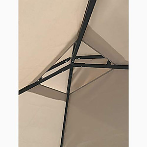 Garden Winds Replacement Canopy Top Cover for Heathermoore Grill Gazebo L-GG034PST- Standard 350