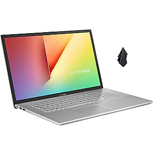 ASUS 2022 VivoBook 17 K712EA Thin and Light Laptop, 17.3” FHD Display, Intel Core i5-1135G7, 16GB DDR4 RAM, 512GB PCIe SSD, Backlit Keyboard, Wireless-AX, HDMI, Windows 10, Silver