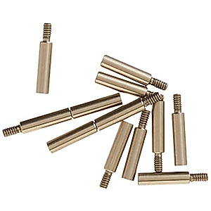 Gold Tip Fact Weight Module Screws for Pierce 20 Grain (12 Pack), Silver, Small