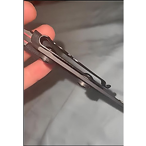 29mm x 69mm Metal Spring Belt Rose Black Color Clips for Kydex Sheath Holster Knife Sheath Clip (Left Style