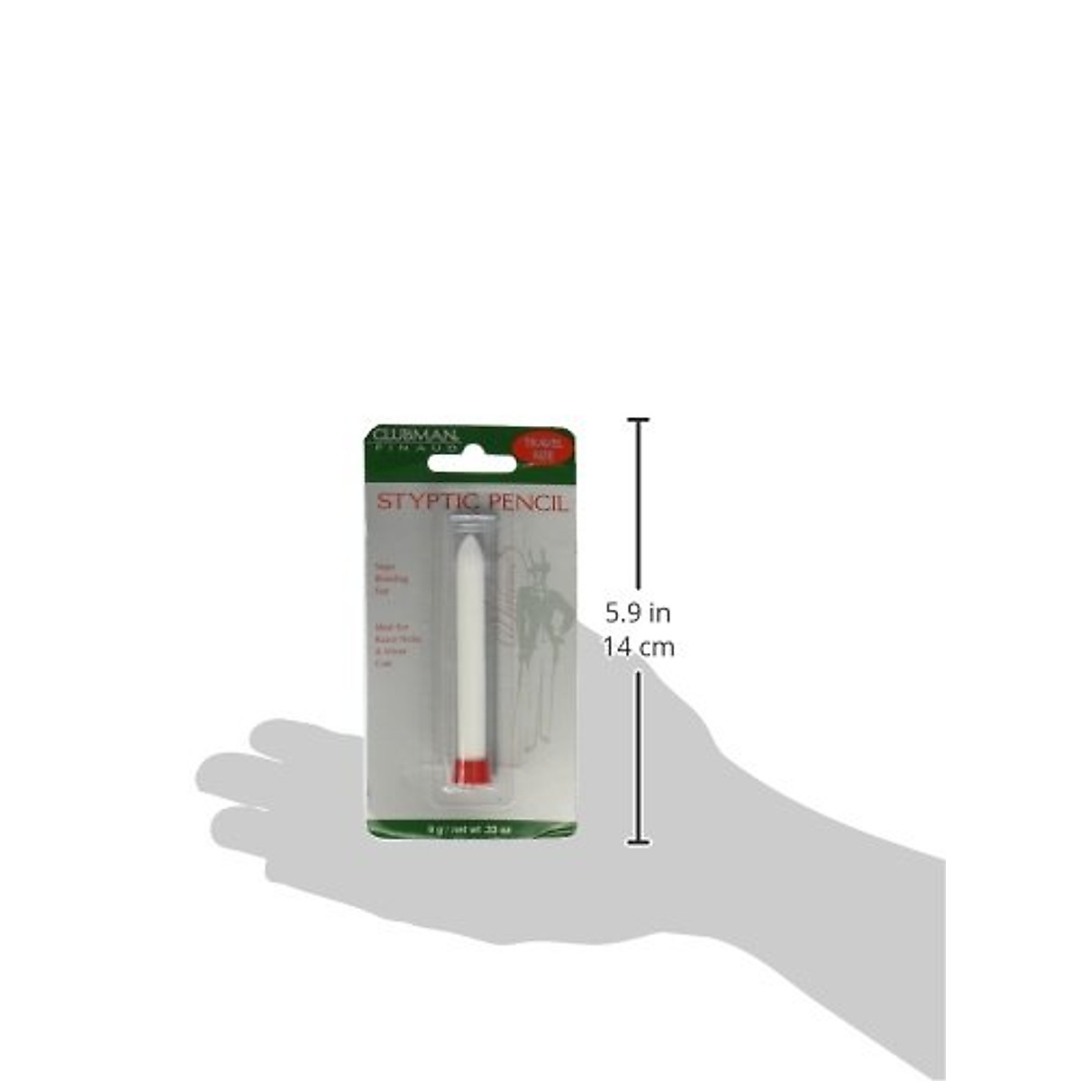 Clubman Pinaud Styptic Pencil Travel Size .33 oz (Pack of 3)