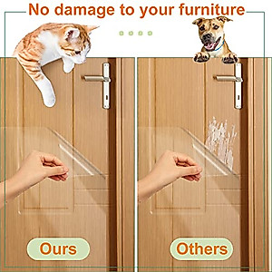 Door Scratch Protector-3 x 40" x 8.2", Protect Your Door, Furniture and Wall, Anti-Scratch Guard for Furniture, Heavy Duty Door Cover Scratch Shield