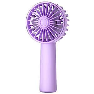 KIDEE Mini Portable Fan, Small Handheld Fan with 3 Speeds, Small Hand Fan USB Rechargeable, Personal Fan Battery Operate for Outdoor Indoor Commute Office Travel