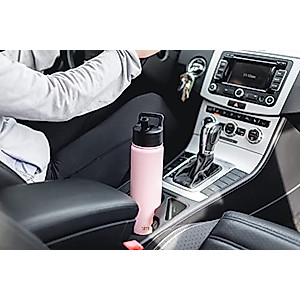 Simple Modern Water Bottle with Straw Lid Vacuum Insulated Stainless Steel Metal Thermos Bottles | Reusable Leak Proof BPA-Free Flask for Gym, Travel, Sports | Summit Collection | 22oz, Pale Orchid