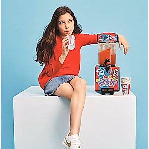 iscream Genuine ICEE Brand Counter-Top Sized ICEE Slushie Maker - Spins Your Pre-Chilled Ingredients with Your Ice into ICEE Slushies!