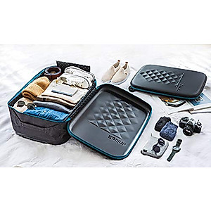 Rollink Flex Vega Cabin Fully Collapsible Suitcase - Hardshell, Silent, Coated Wheels for Smooth Gliding, Scratch, Water & Impact Resistant, Carry-On 21-Inch (10.5 Gal packing volume), Rose Smoke