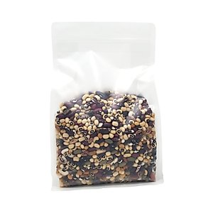 50 Pack Matte Frosted Ziplock Bag with Wide Square Flat Bottom - Semi-Transparent, Food Grade Packaging for Snacks, Candy, and More - Recyclable PET & PE Material