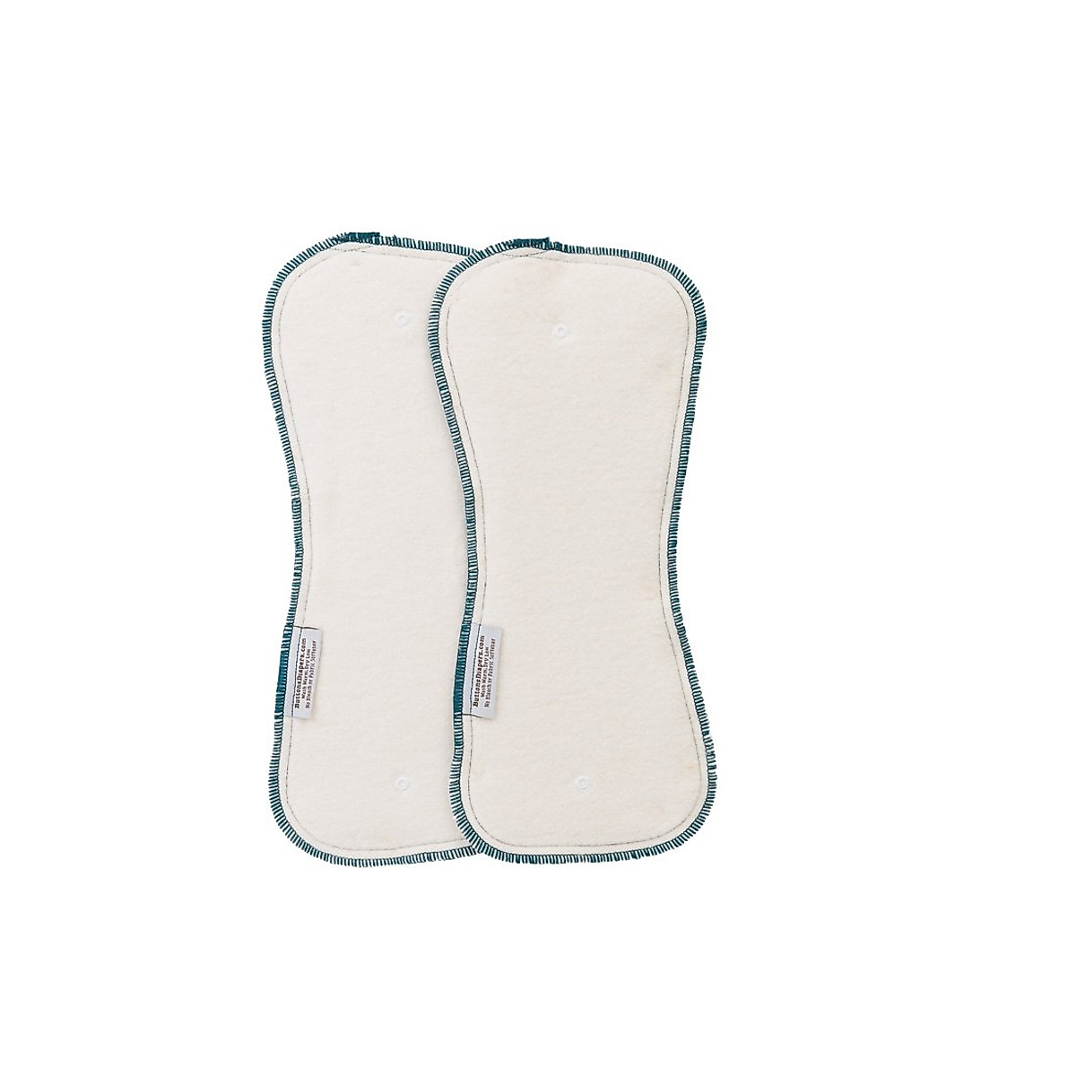 Buttons Hemp/Organic Cotton Diaper Inserts - Nighttime - 2 Pack (Large)