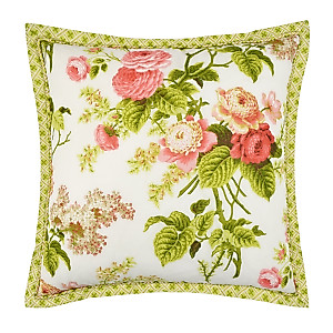 Waverly Emmas Garden Modern Floral Square Decorative Throw Pillow, 18" x 18", Blossom