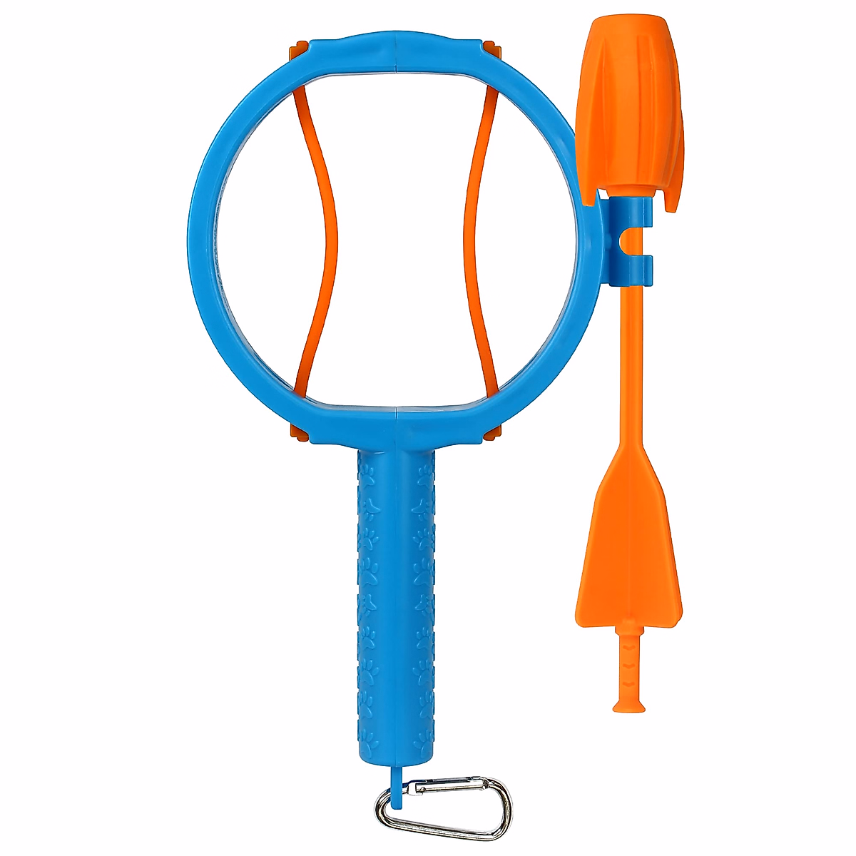 Funwares Ring Strike Fetch, Launcher for Dogs, Fetch Toy for Medium and Small Dogs