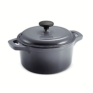 Tramontina Enameled Cast-Iron Dutch Oven 3.5 Qt (Gray), 80131/638DS