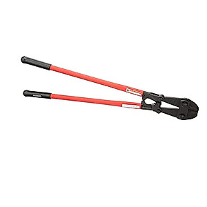 RIDGID 14228 Model S30 Heavy-Duty Bolt Cutter, 31”, Red & WORKPRO W017004A Bolt Cutter, Bi-Material Handle with Soft Rubber Grip, 14", Chrome Molybdenum Steel Blade