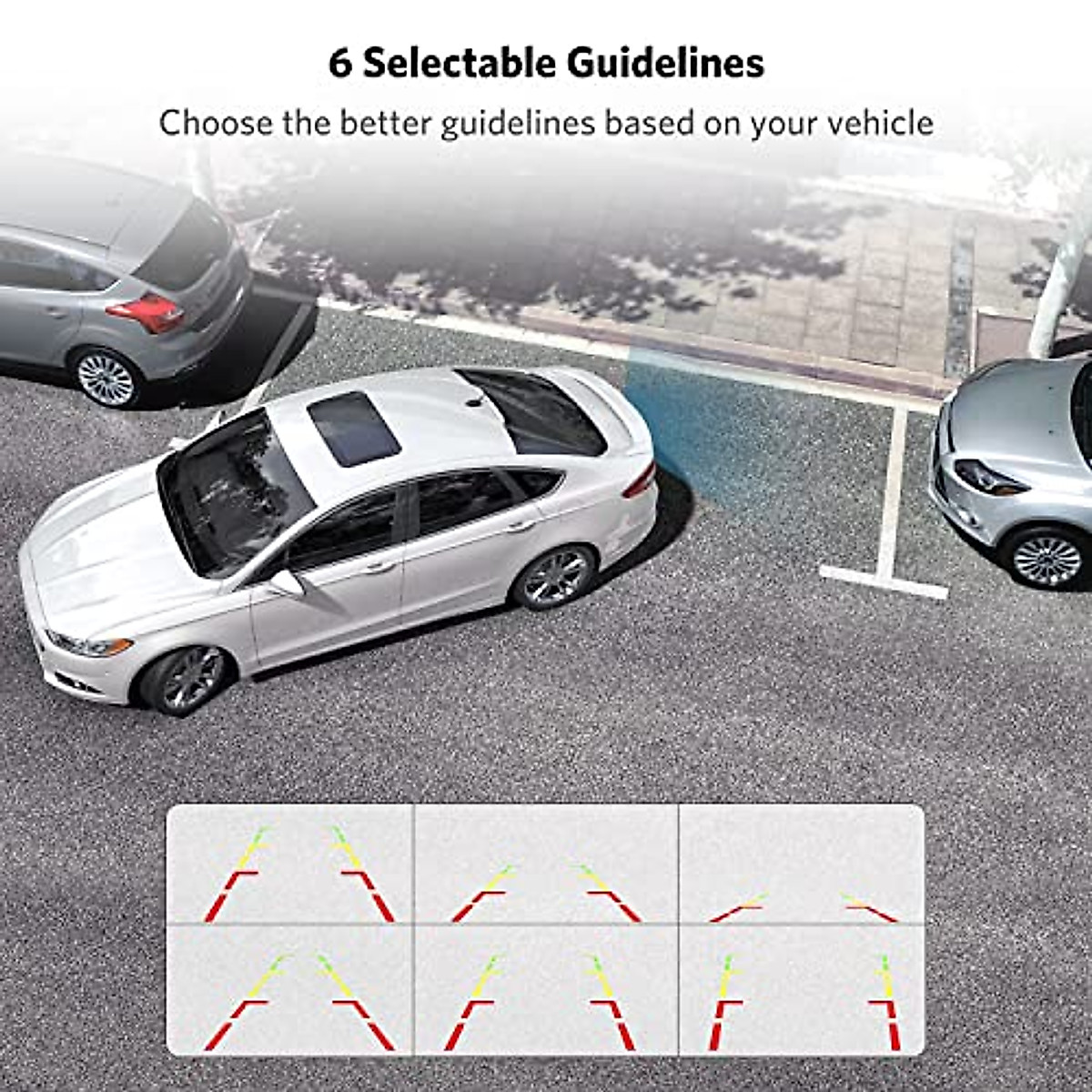 HD Wireless Backup Camera for Trucks, Support 2 Cameras with Digital Wireless Signal, Waterproof Rear View Camera, 5″ TFT-LCD HD Monitor and Reverse Camera for Car/SUV/Van/Mini RV/Pickup (K7 Pro)