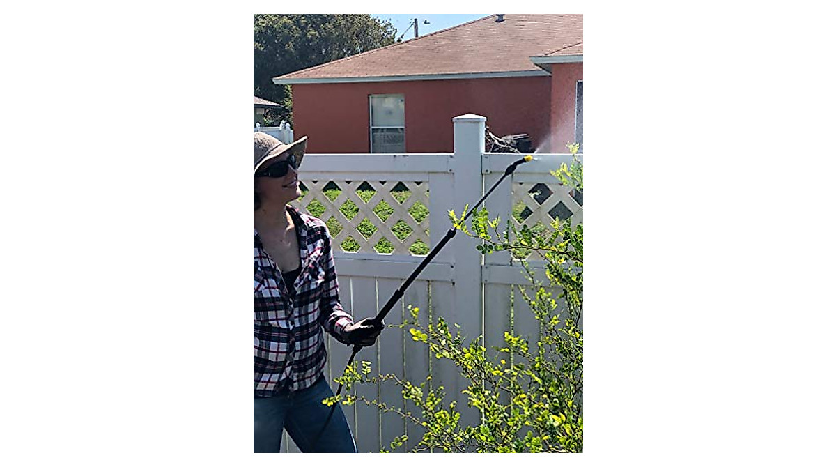 Pumpless Battery Powered Sprayer - Recharge Efficiently