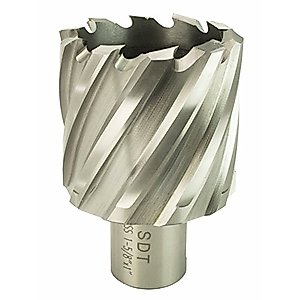 Steel Dragon Tools 1-5/8" x 1" High Speed Steel Annular Cutter with 3/4" Weldon Shank