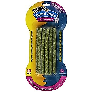 United Pet Group 26010 Dingo Dental Munchy Stix Pet Treat