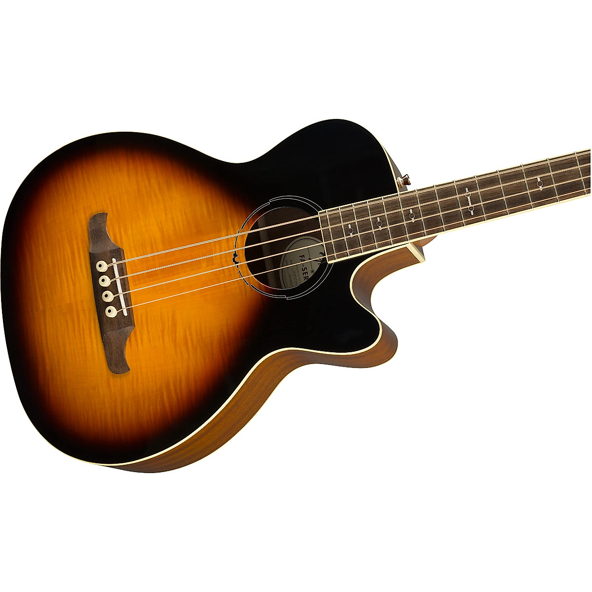 Fender FA-450CE Acoustic Bass, with 2-Year Warranty Sunburst, Laurel Fingerboard